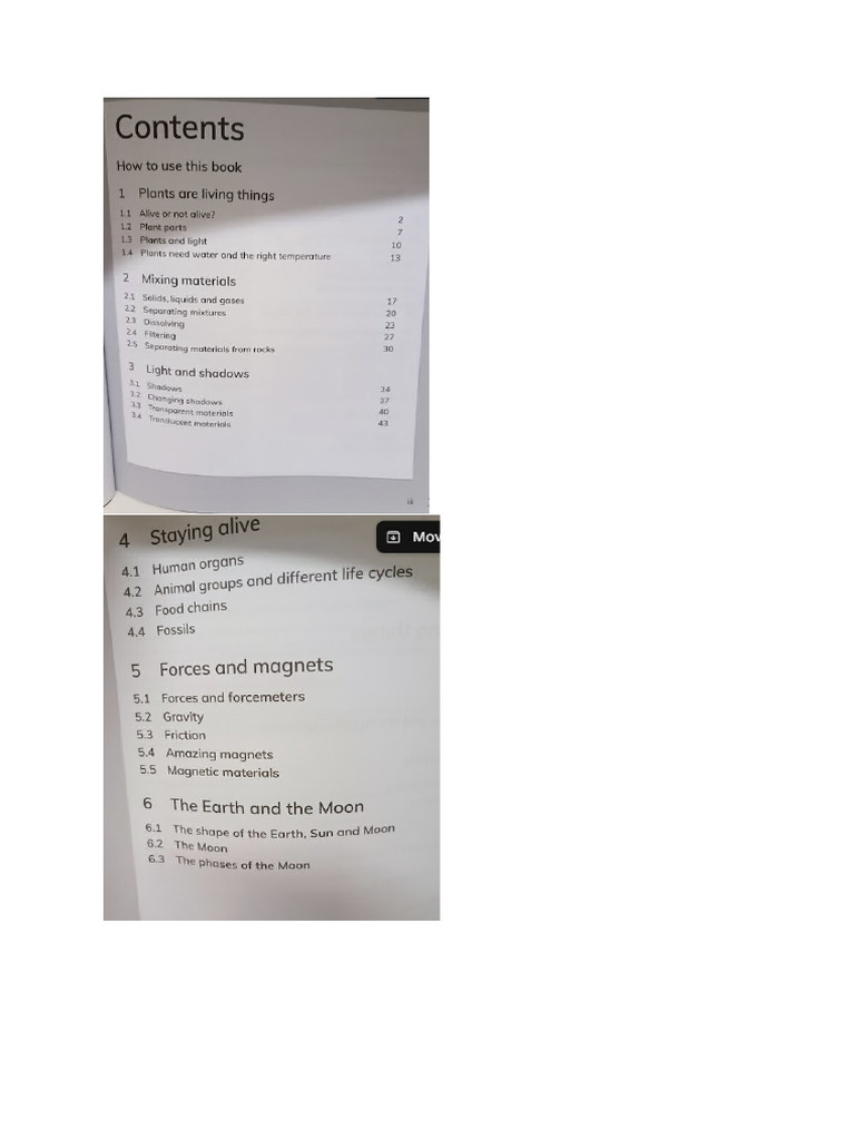 Science Cambridge Year 3 Workbook | PDF