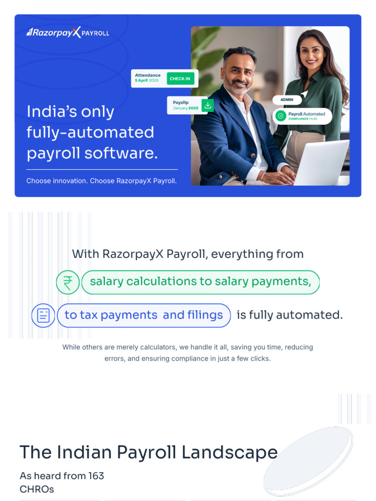 RazorpayX Payroll Deck 2025 | PDF | Payroll | Paycheck