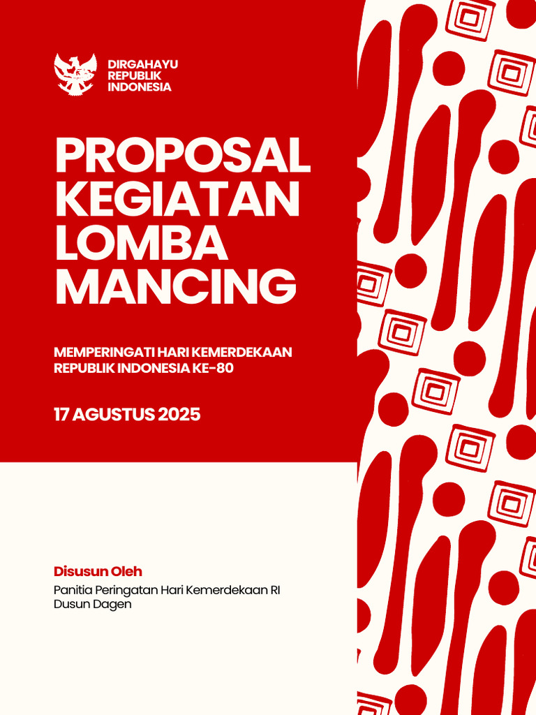 Proposal Kegiatan Lomba Mancing 2025 (3) | PDF