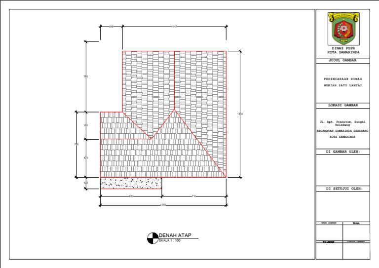 Drawing1 Denah Atap | PDF