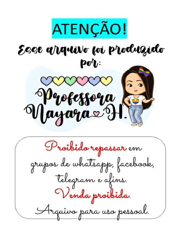 Atividades com a Letra A para 1 Ano | PDF
