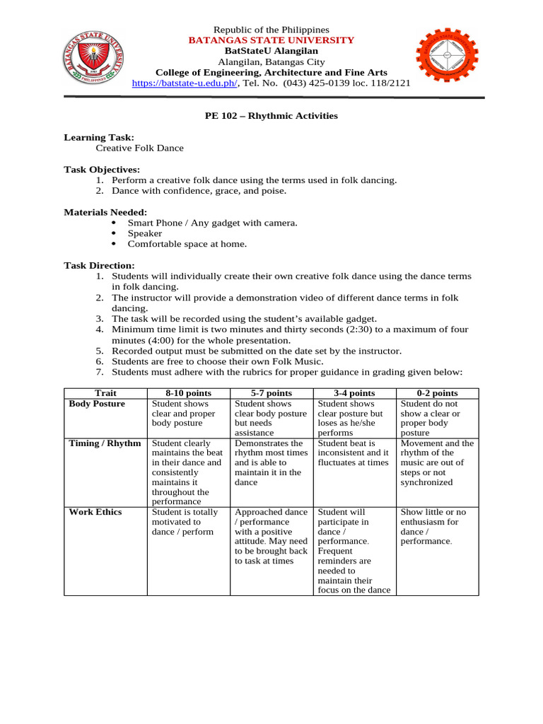 Learning-Task-2-Creative-Dance- | PDF | Dances | Chess