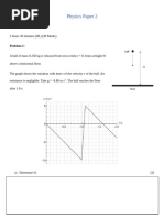 AP Physics Derivation Practice Problems | PDF | Orbit | Mass