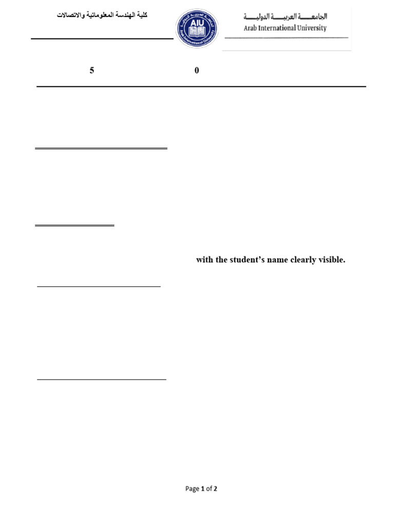 Assignment Requirments | PDF