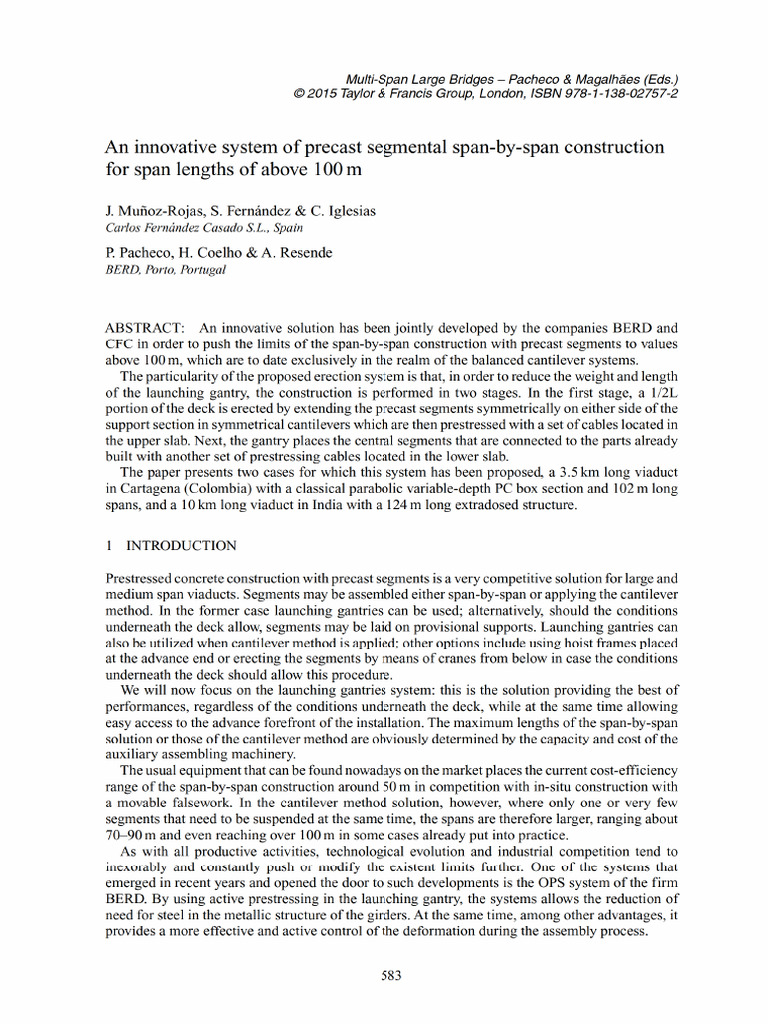 25 2015 An Innovative System of Precast Segmental Span by Span ...