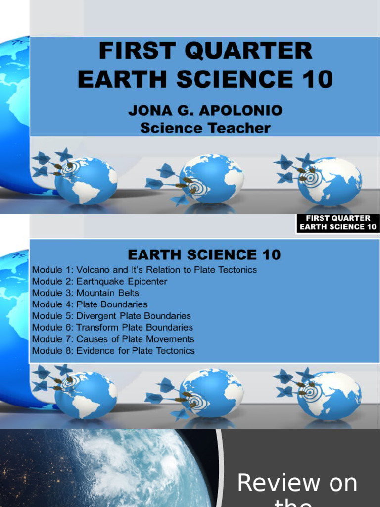 Review On The Layers of The Earth | PDF | Earth | Crust (Geology)