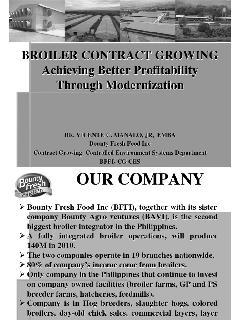 Broiler Contract Growing | PDF | Air Conditioning | Agriculture
