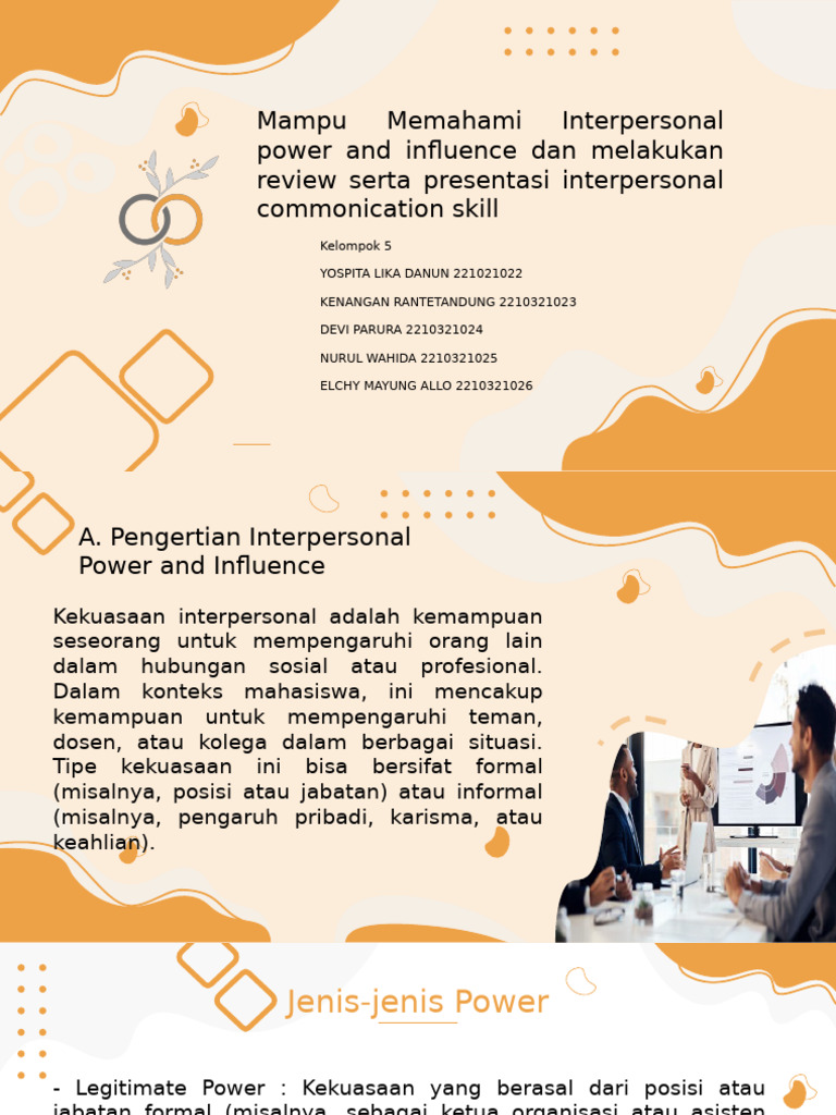 Interpersonal Power and Influence | PDF