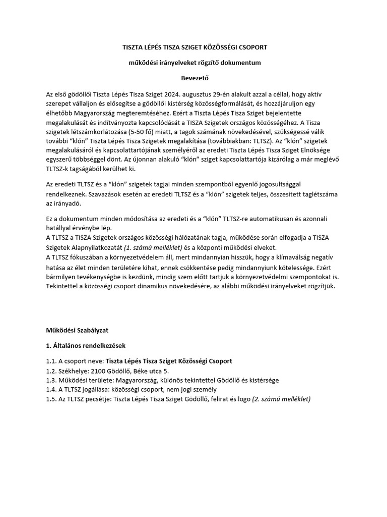 Tisza MSZ1 | PDF