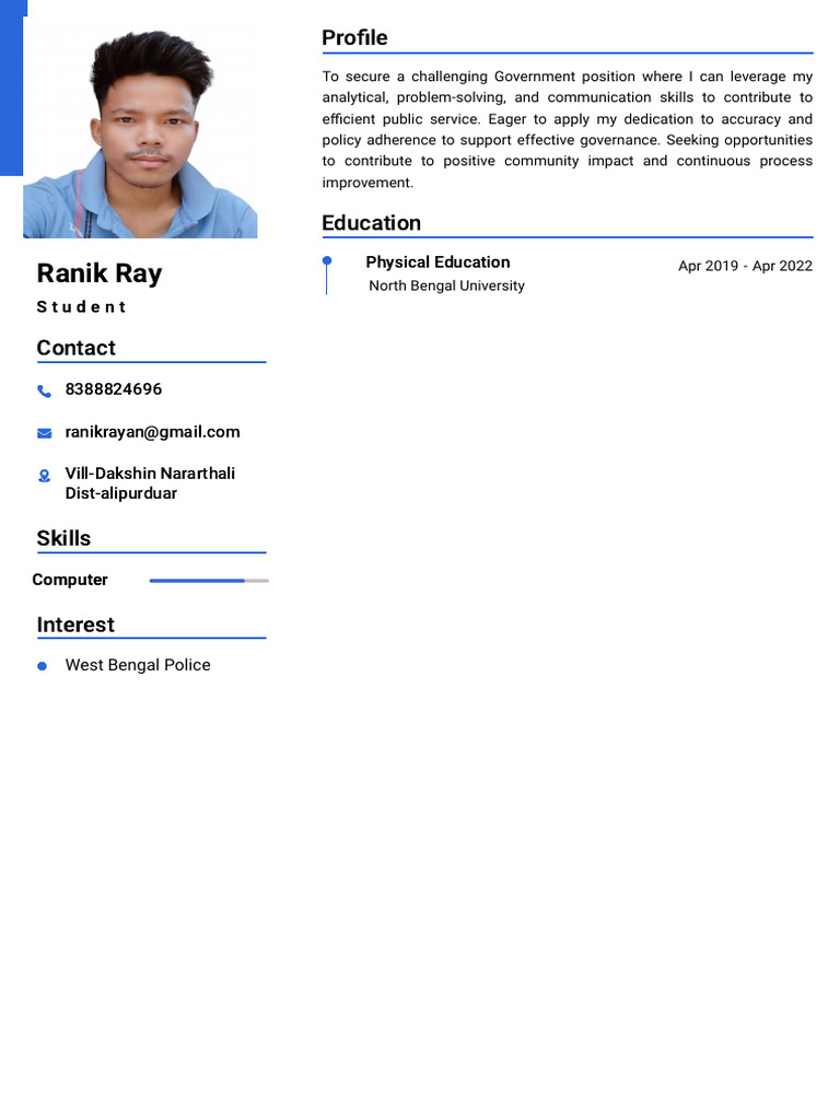 Ranik Ray - 1754222570718 | PDF