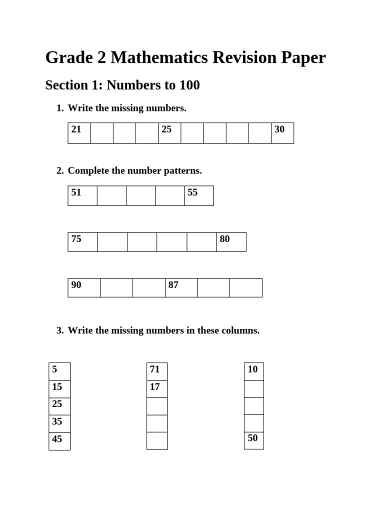 Grade 2 Maths | PDF