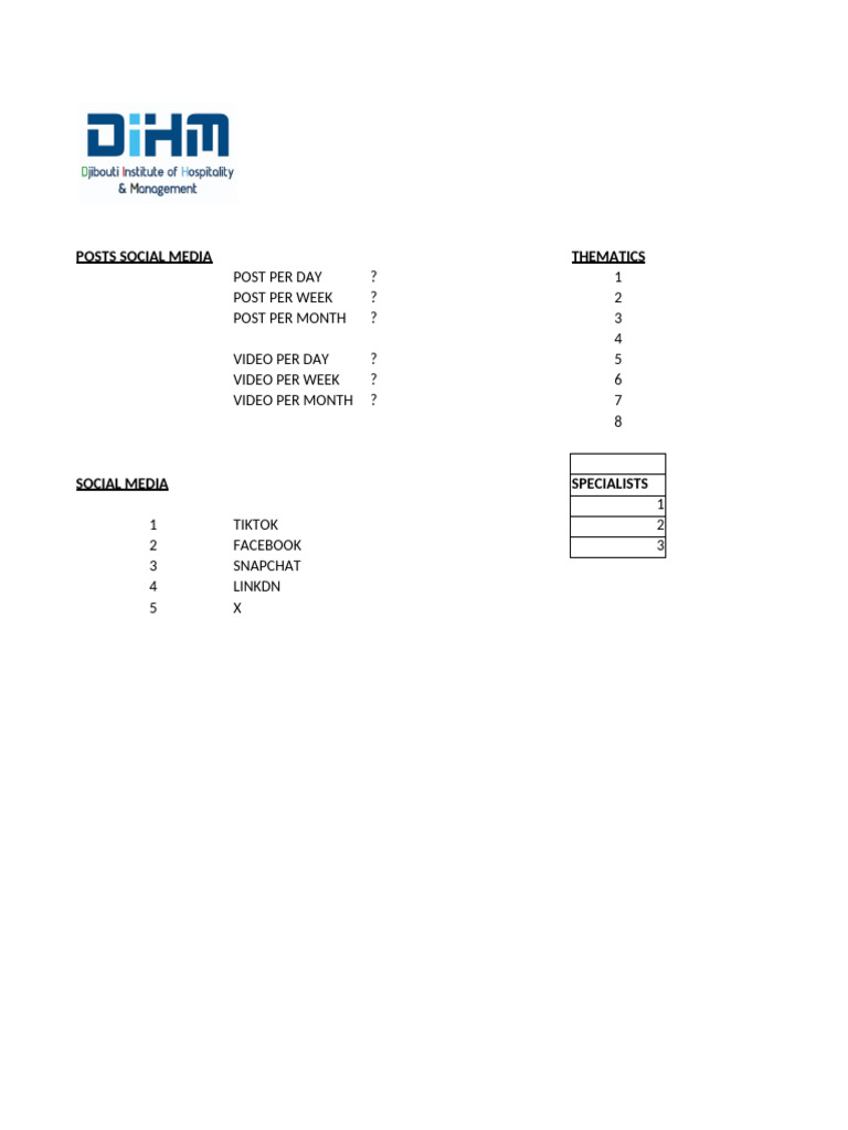 Social Media Posting Schedule Guide | PDF