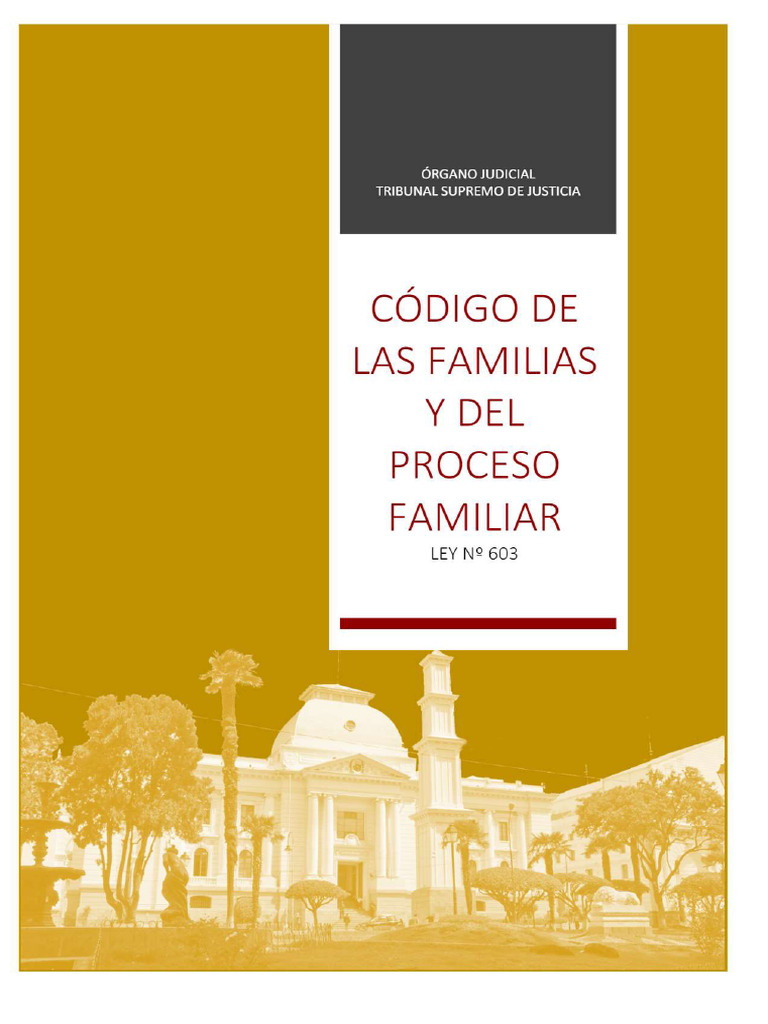 Código de Las Familias y Del Proceso Familiar | PDF