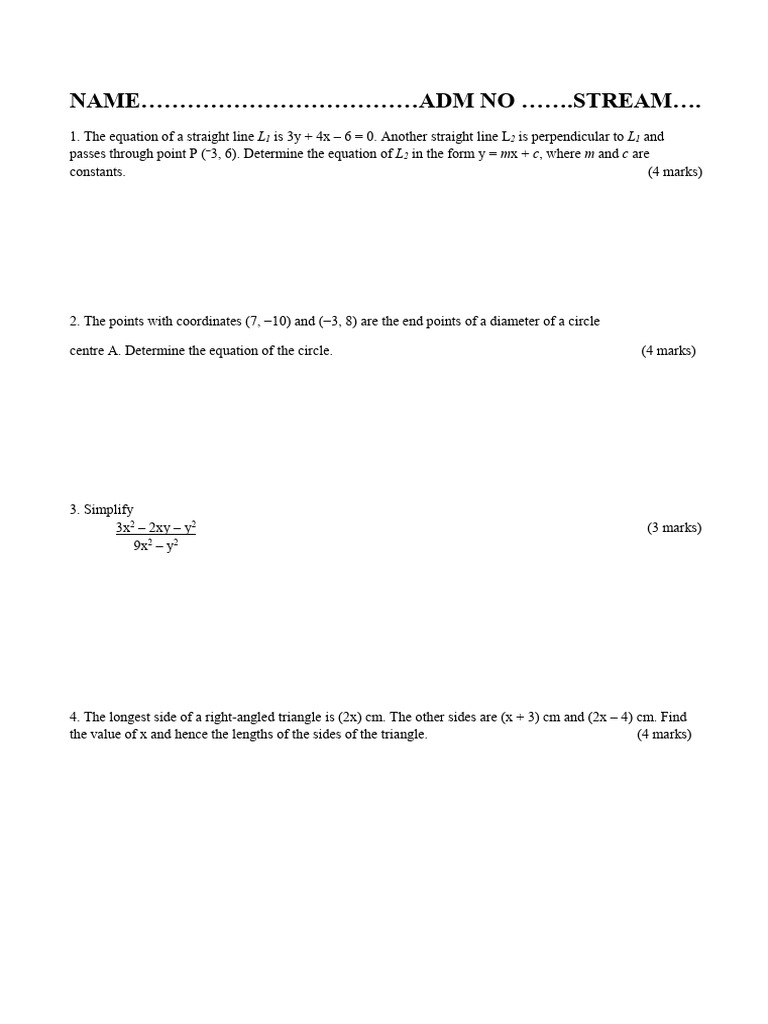 Rat 1 Math Pp1 and Pp2 2025 | PDF | Payments | Government Finances