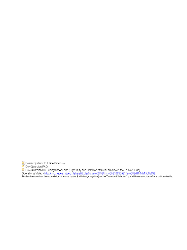 Dok-Guardian Interlock Options Update | PDF