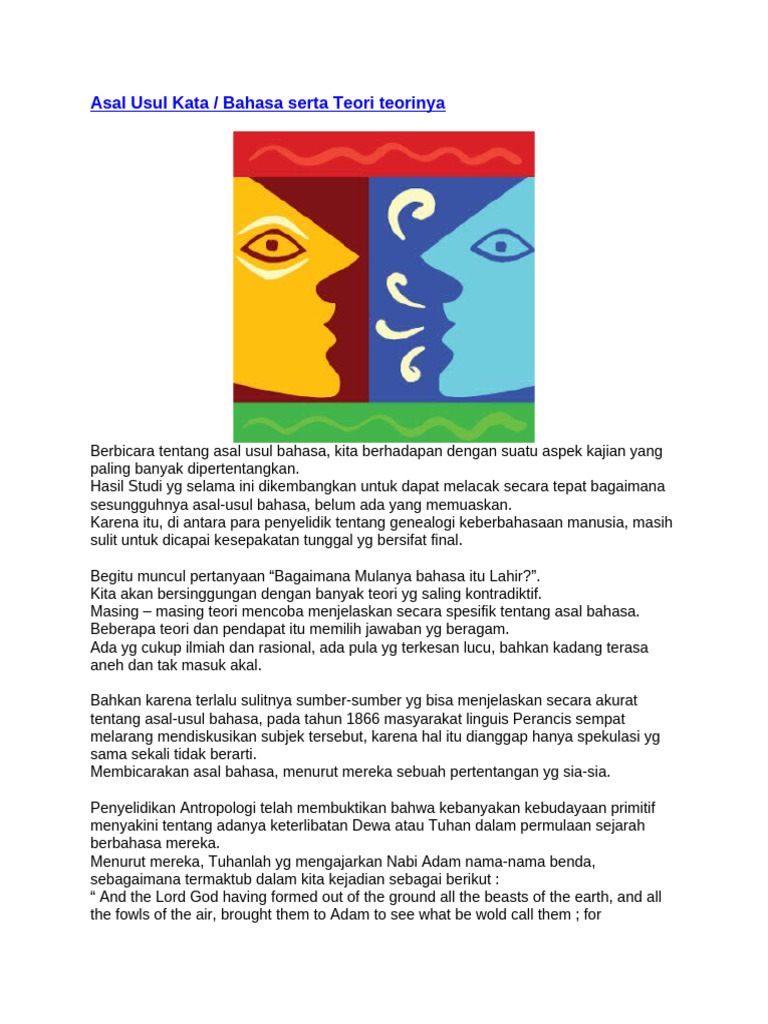 Asal Usul Kata | PDF