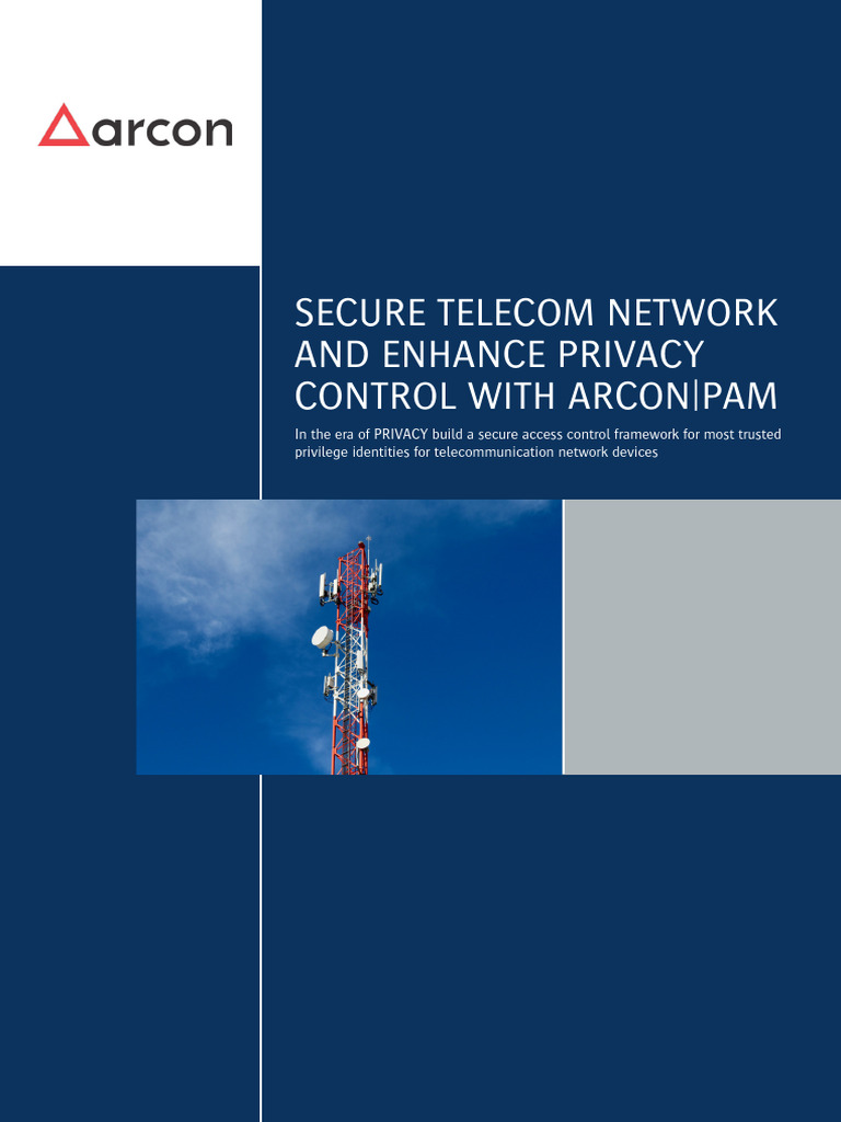 Telecom Whitepaper ARCON PAM - Cleaned | PDF | Web Application | Web Server