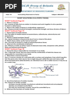 Science NCERT Class 9 Chapter 6 - Tissues | PDF | Tissue (Biology) | Muscle
