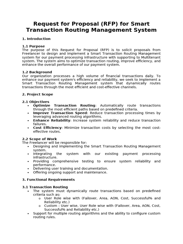 Document For Smart Routing Management | PDF | Routing | Reliability ...