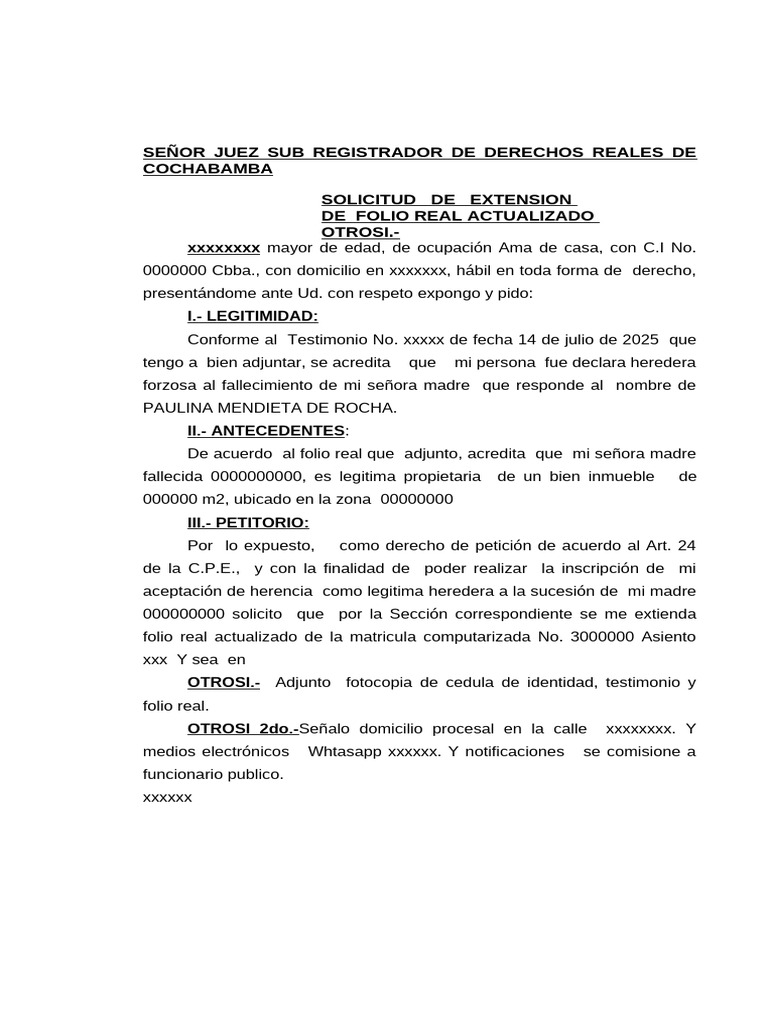 Folio Real | PDF
