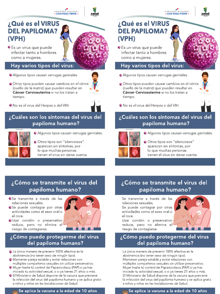 Volante VPH (Virus de Papiloma Humano) | PDF