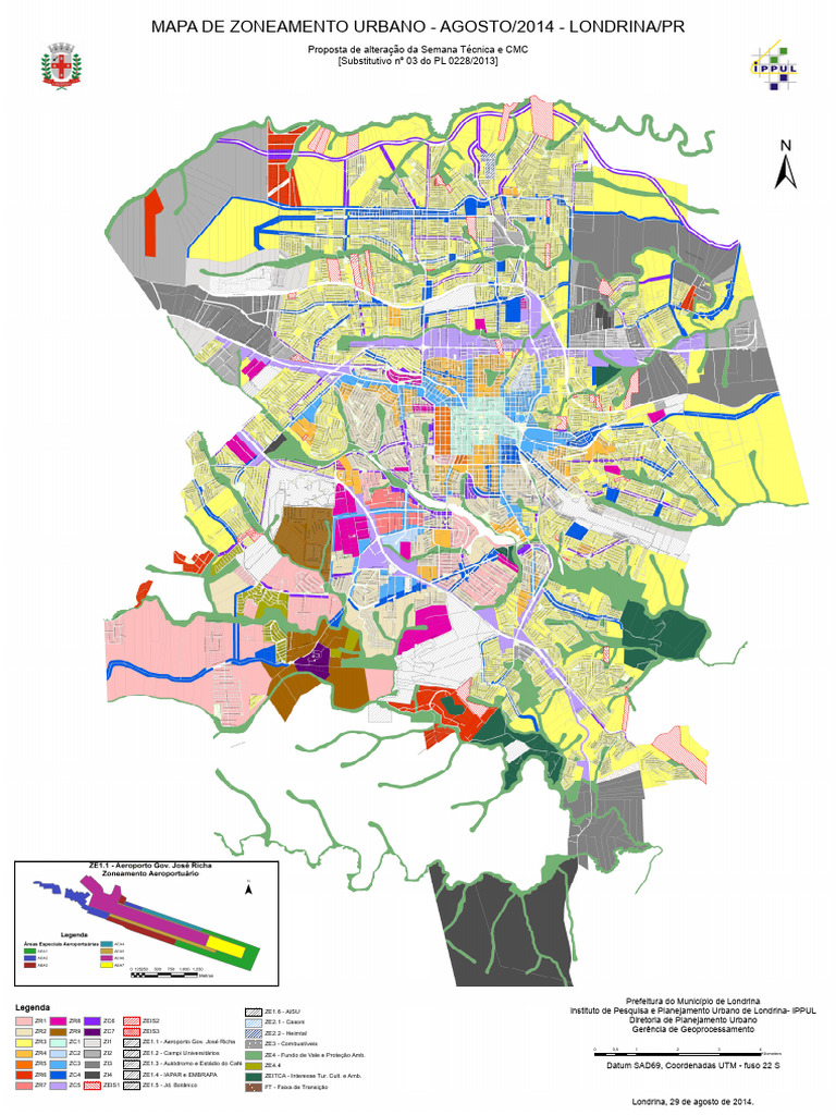 Mapa de Zoneamento Urbano de Londrina | PDF