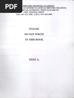 AA Driving Test Practice Questions | PDF | Intersection (Road ...