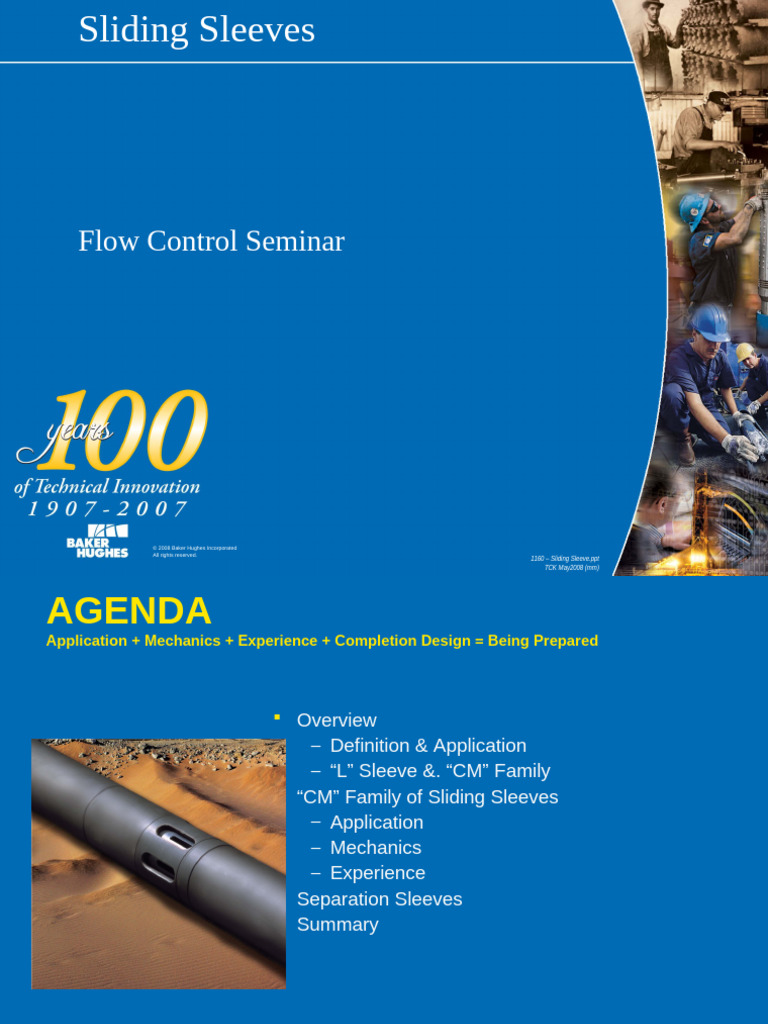 Sliding Sleeve Flow Control Overview | PDF | Mechanical Engineering