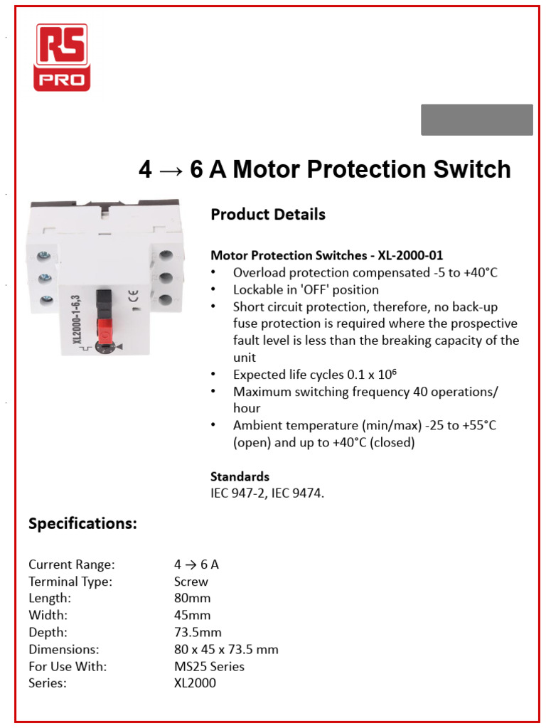 Disjoncteur Moteur | PDF