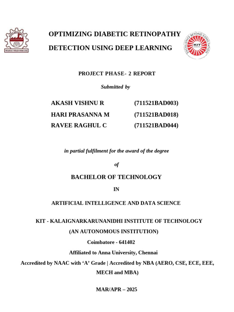 Final Year Project Report-2 | PDF | Deep Learning | Python (Programming Language)