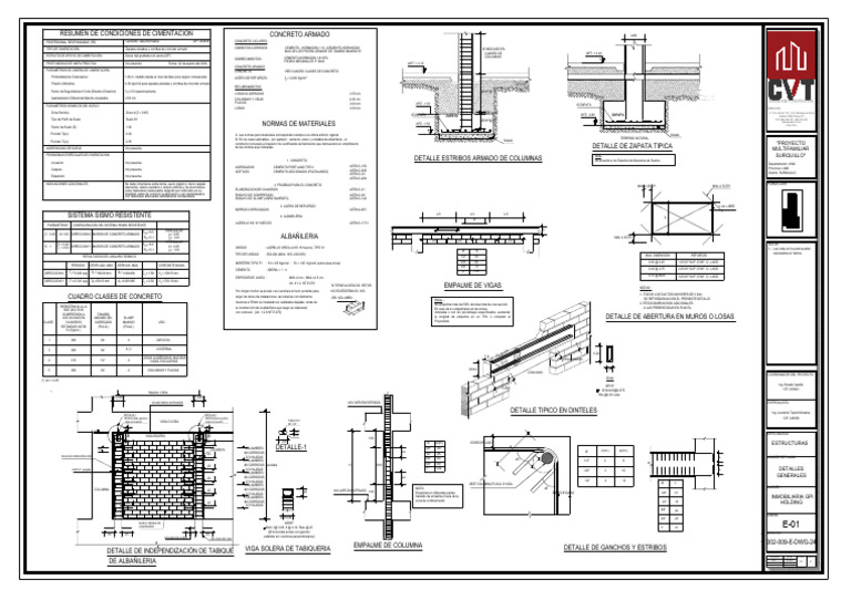 002 009 ES DWG 24 - Rev0 E 01 | PDF | Fundación (Ingeniería) | Hormigón