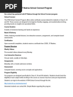 IIT Madras School Connect Program April 2025 - Registration Form | PDF ...