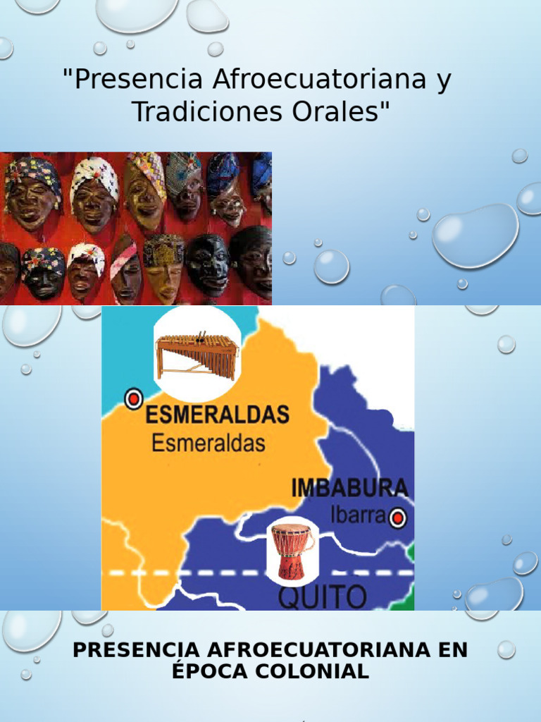 Presencia Afroecuatoriana Y Pdf
