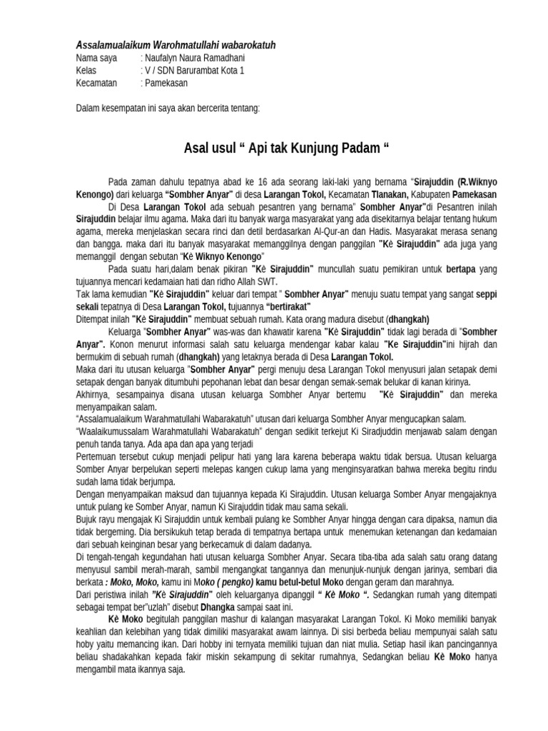 Lomba Bertutur NAURA | PDF