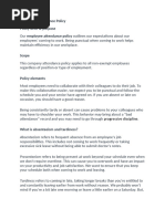 Attendance Management in Darwinbox SOP | PDF