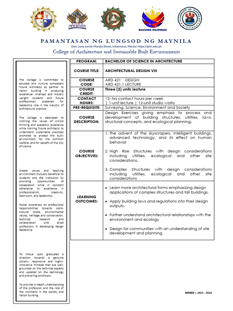 SYLLABUS | PDF | Academic Dishonesty