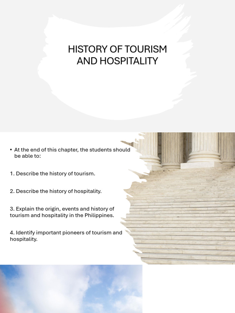 History of Tourism and Hospitality | PDF | Tourism | Pilgrimage