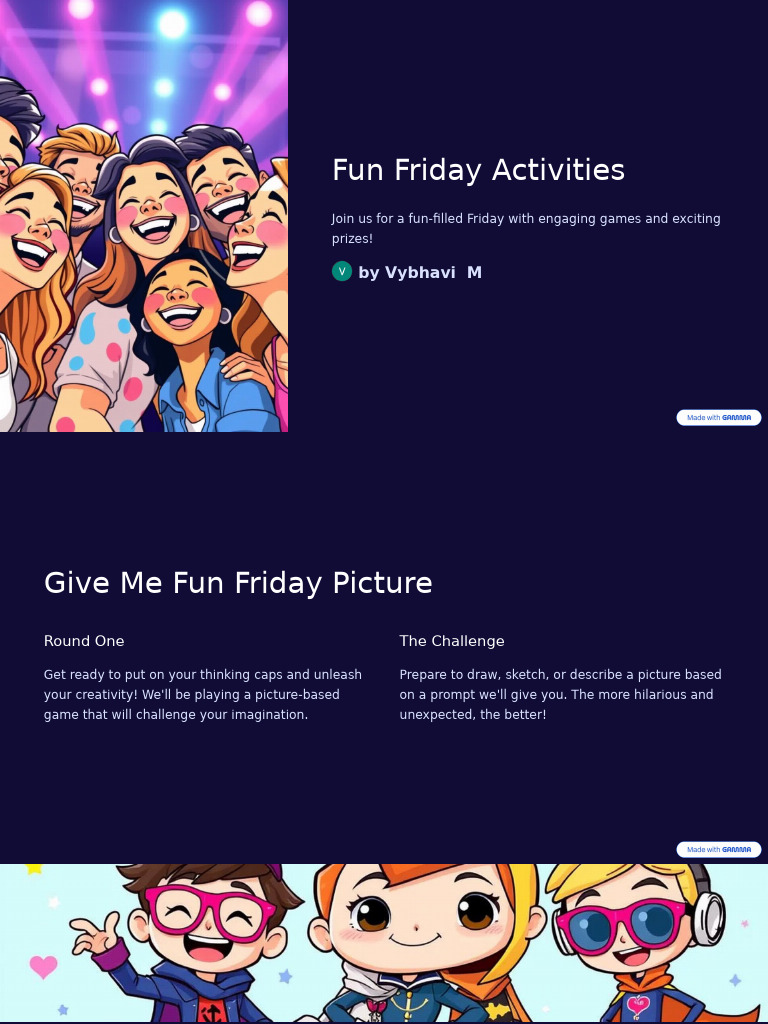 Fun Friday Activities | PDF | Laughter | Humour