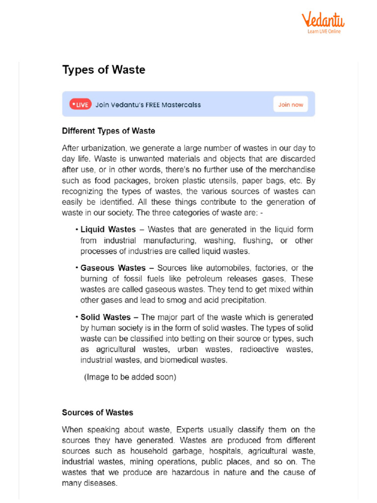 Types of Waste | PDF