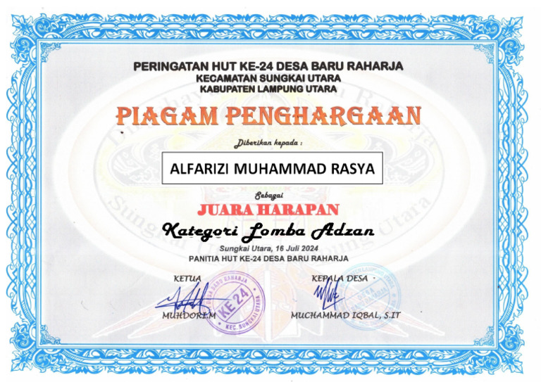 Piagam | PDF