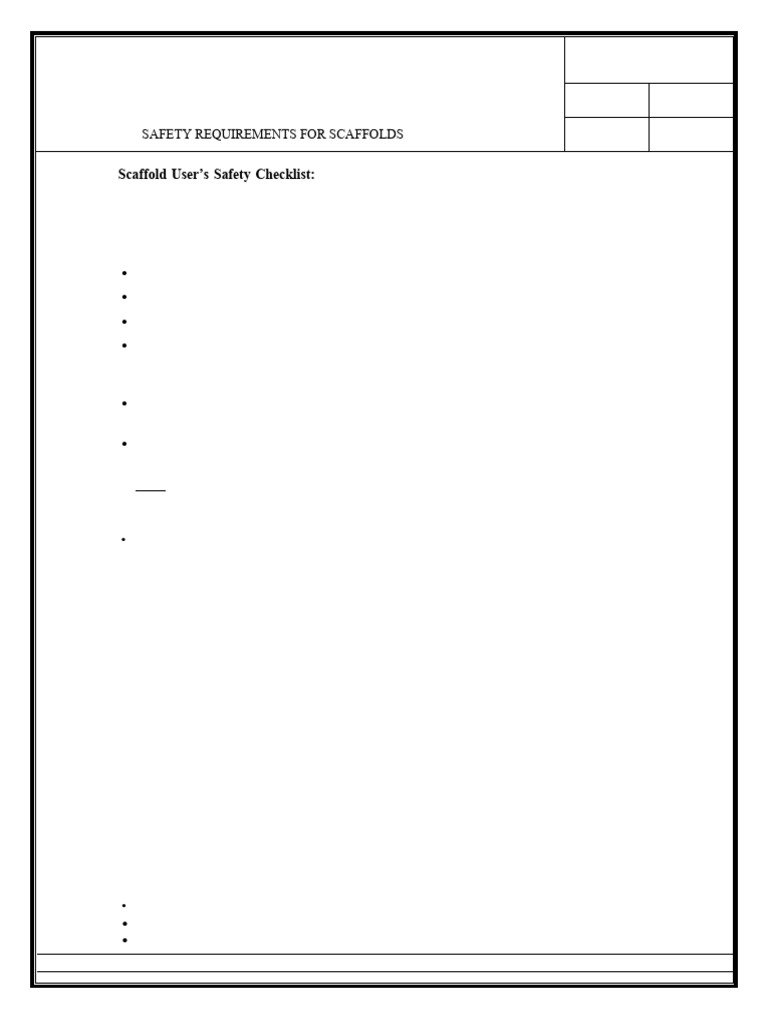 Scaffold Safety Requirements Guide | PDF | Scaffolding