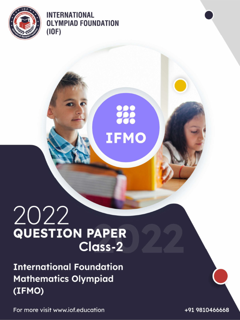 IFMO Class 2 2022 Question Paper | PDF