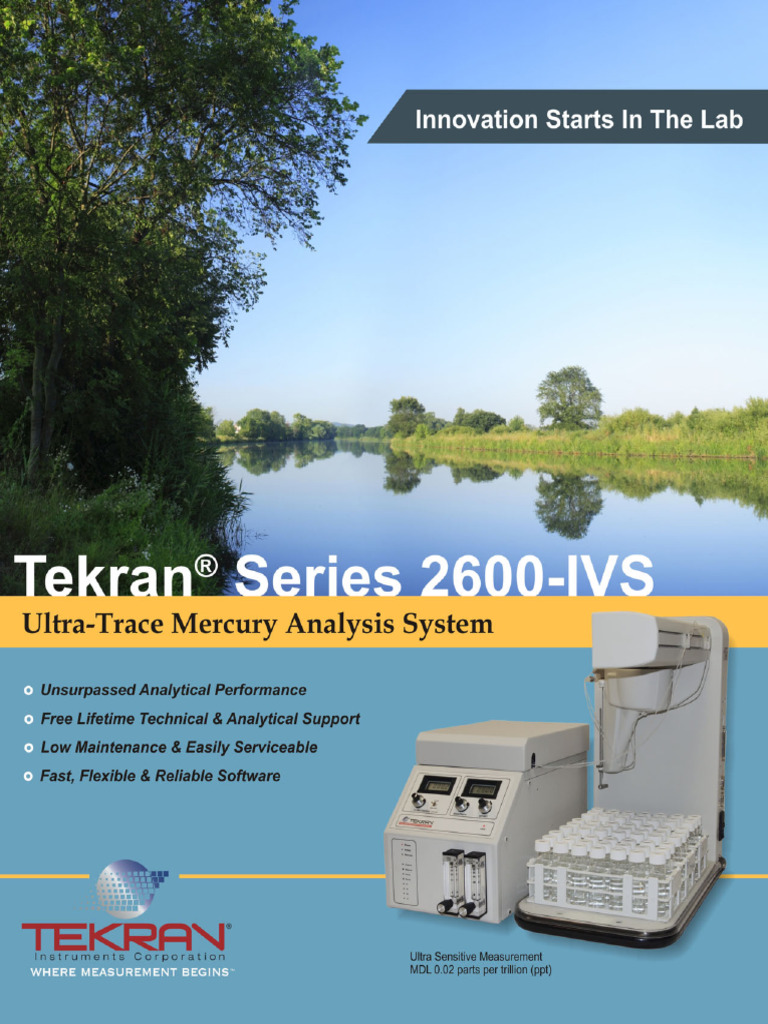 Tekran 2600: Dual-Stage Analysis Methods | PDF | Physical Sciences ...