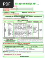 SESIÓN DE 5° Leemos y Comprendemos Un Texto "El Día Del Niño" | PDF | Comprensión lectora ...