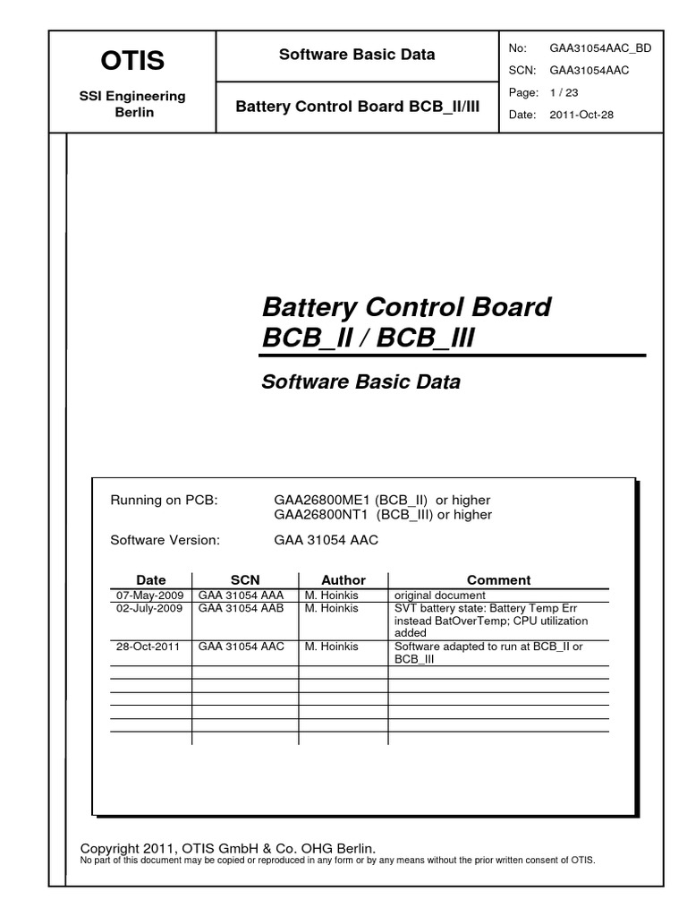 Bcbii-Bcbiii Basic Data | PDF | Relay | Power Supply