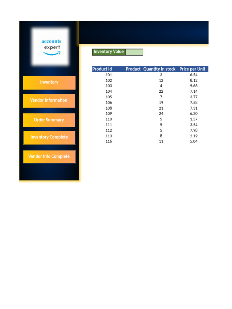 Inventory Management Practice Sheet | PDF