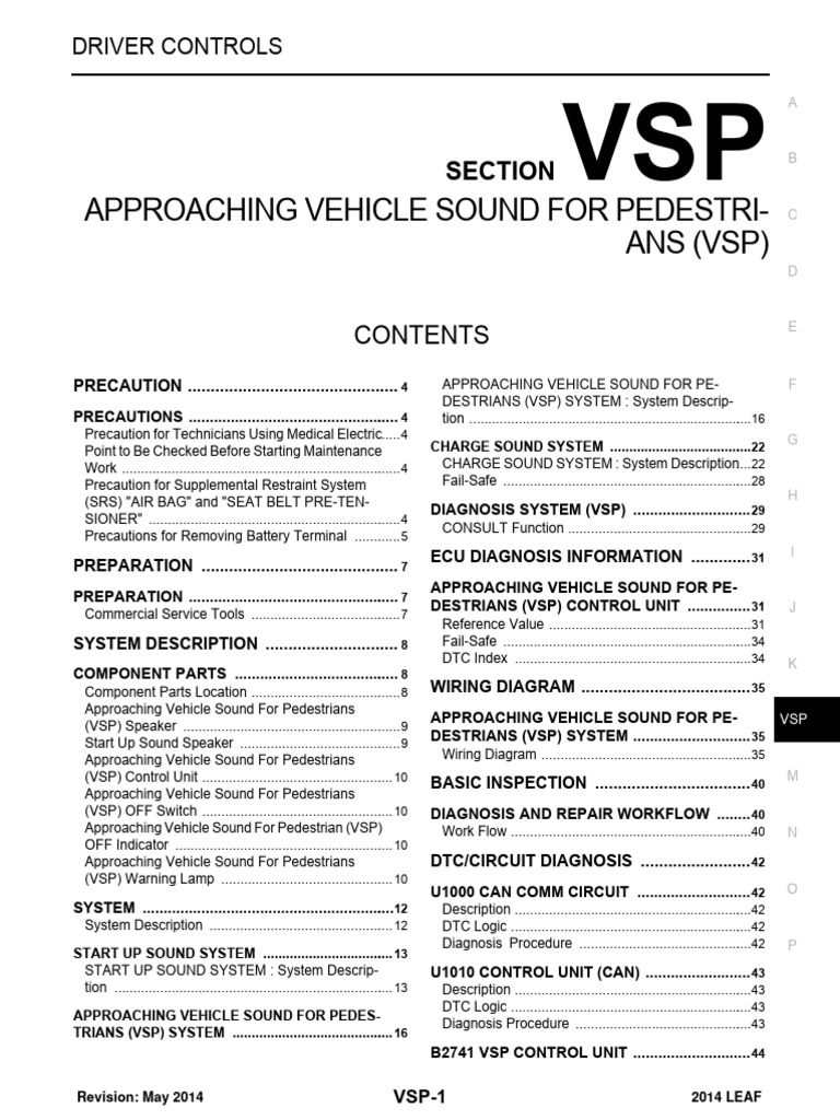 Approaching Vehicle Sound For Pedestrians | PDF | Airbag | Medical ...