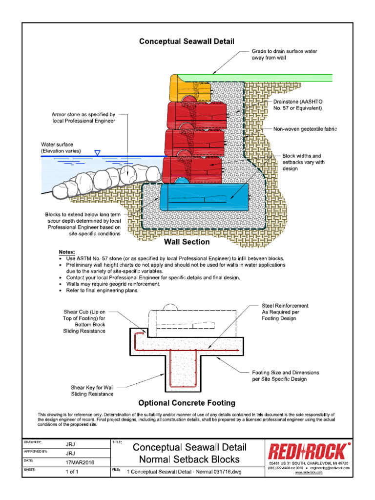 Shoreline and Seawall Sections All | PDF