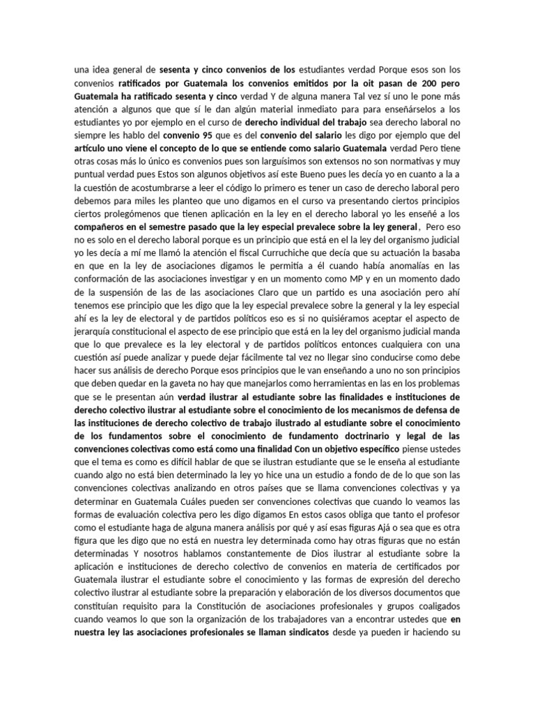 Clases de Aboral Resumen | PDF | Verdad | Derecho laboral