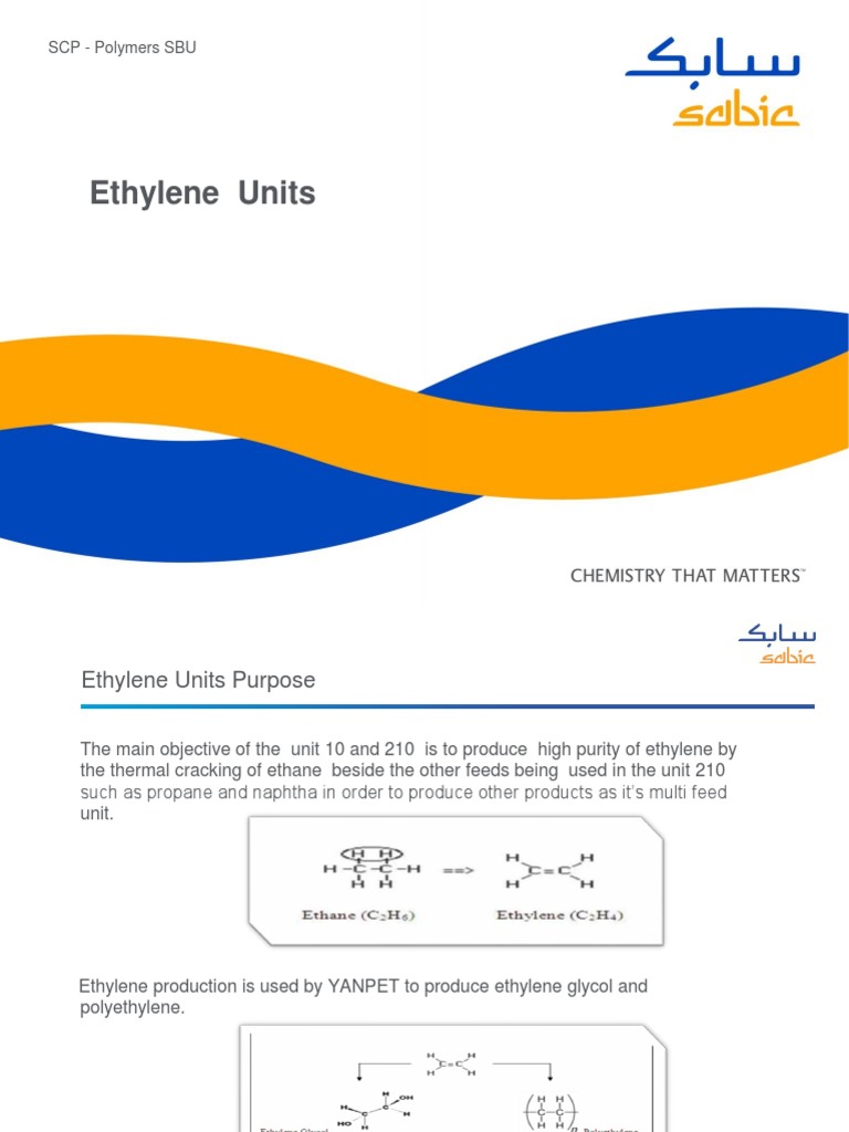 Ethylene Units | PDF | Cracking (Chemistry) | Ethylene